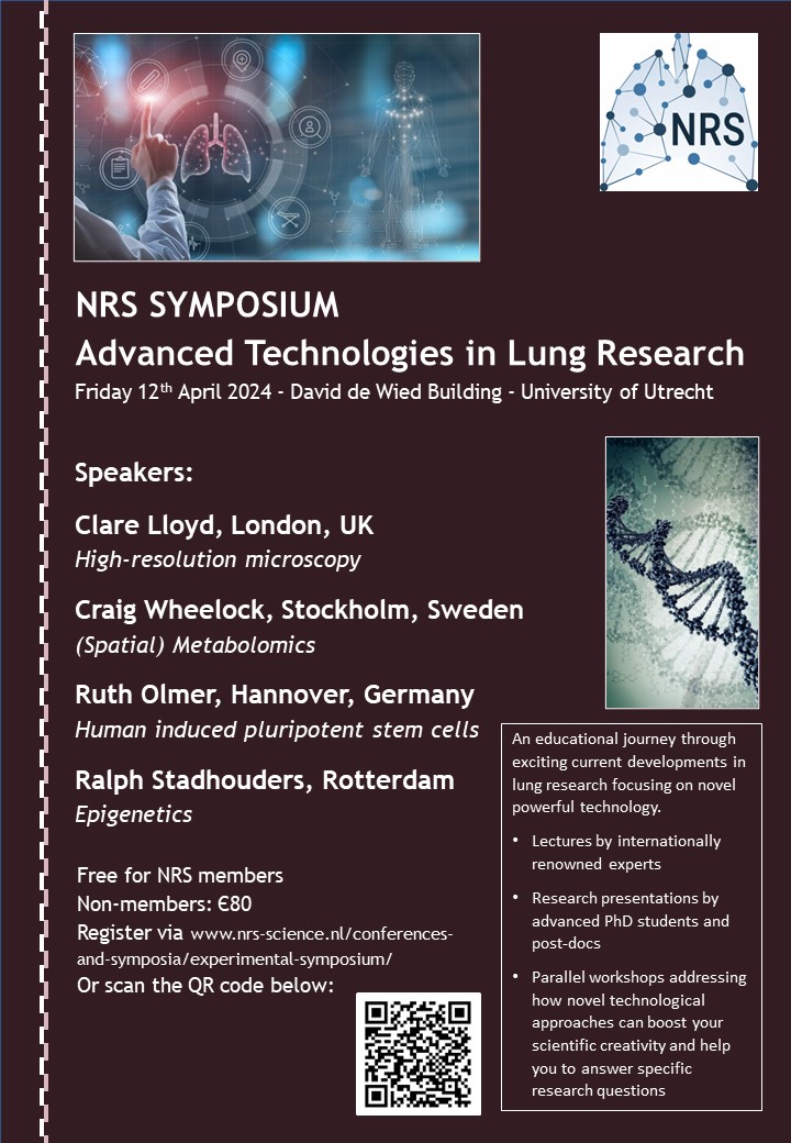 2nd Advanced Technology in Lung Research Symposium | Netherlands Respiratory Society